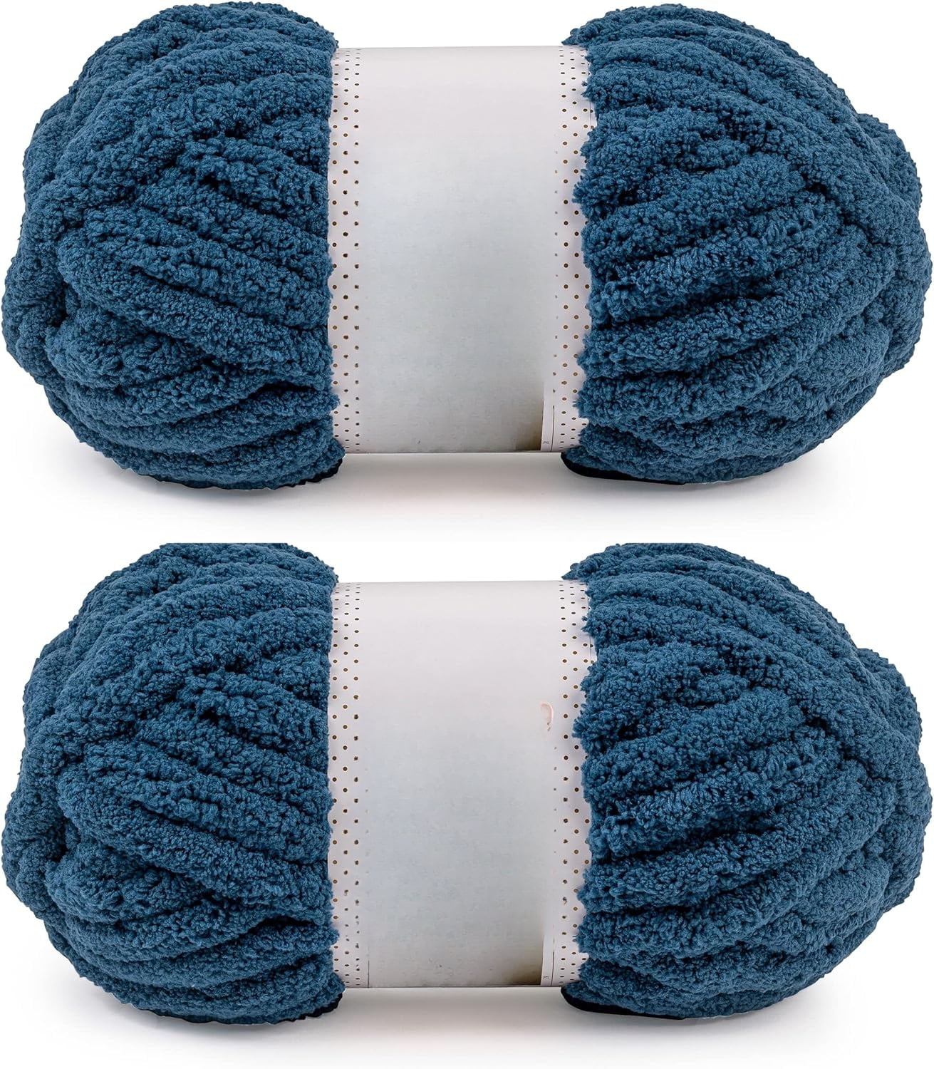 Chunky Chenille Yarn for Crocheting, Bulky Thick Fluffy Yarn for ...