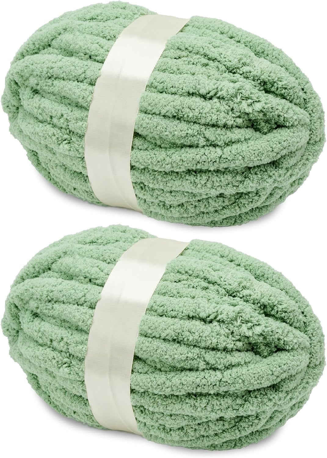 Chunky Chenille Yarn for Crocheting, Giant Yarn for Hand Knitting ...