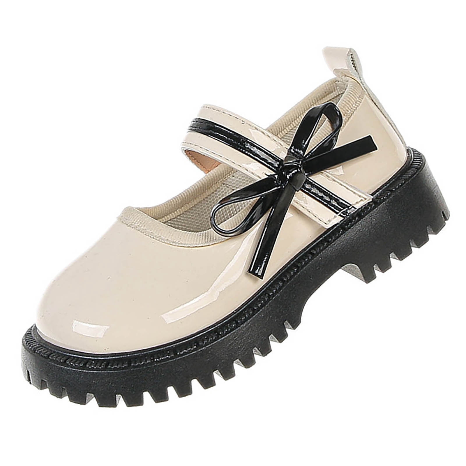 Chunky Girls Kids Mary Janes Non Slip Rubber Outsole Dress Shoes ...