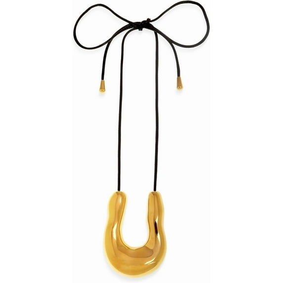 Chunky Gold Silver Pendant Necklace for Women, Trendy Charm Choker ...