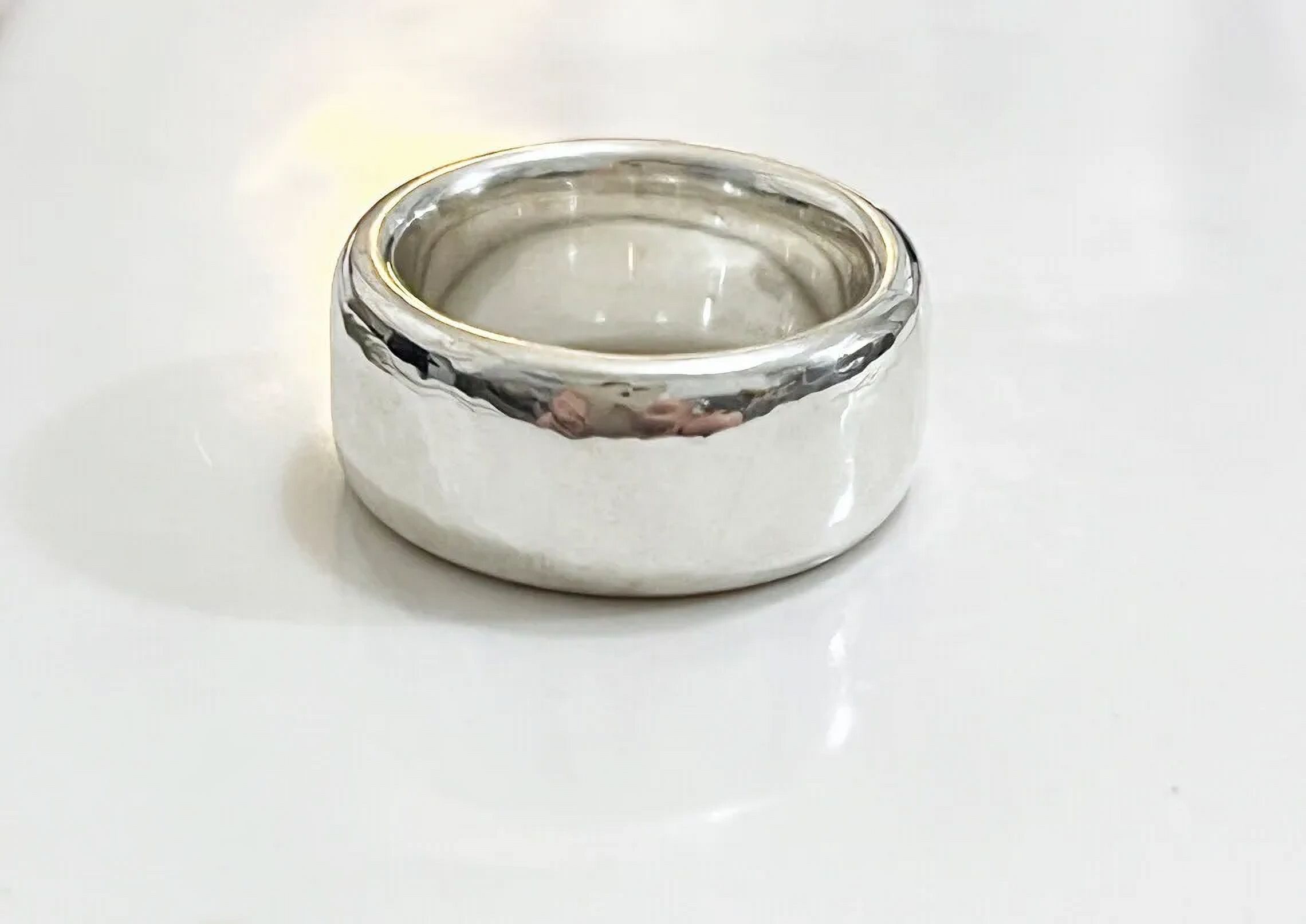 Chunky Handmade Silver Ring 925 Solid Sterling Silver Heavy Band ...