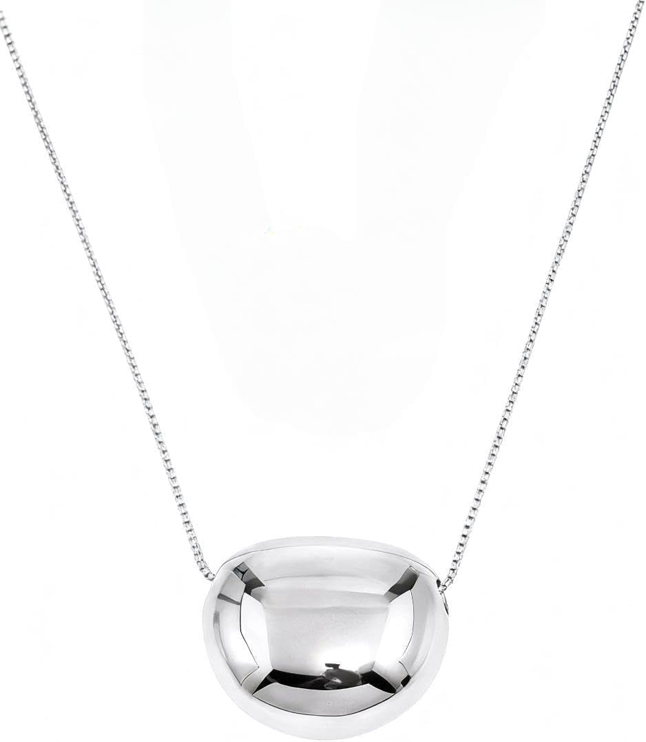 Chunky Hollow Irregular Round Pendant Necklace for Women, Vintage 14k ...