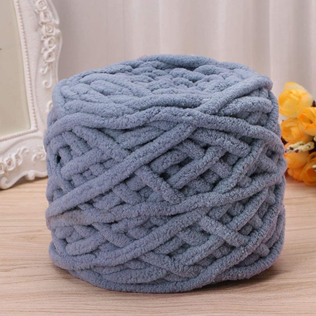 Walmart Chunky Knit Chenille Yarn, Soft Velvet for DIY Craft, Knit ...