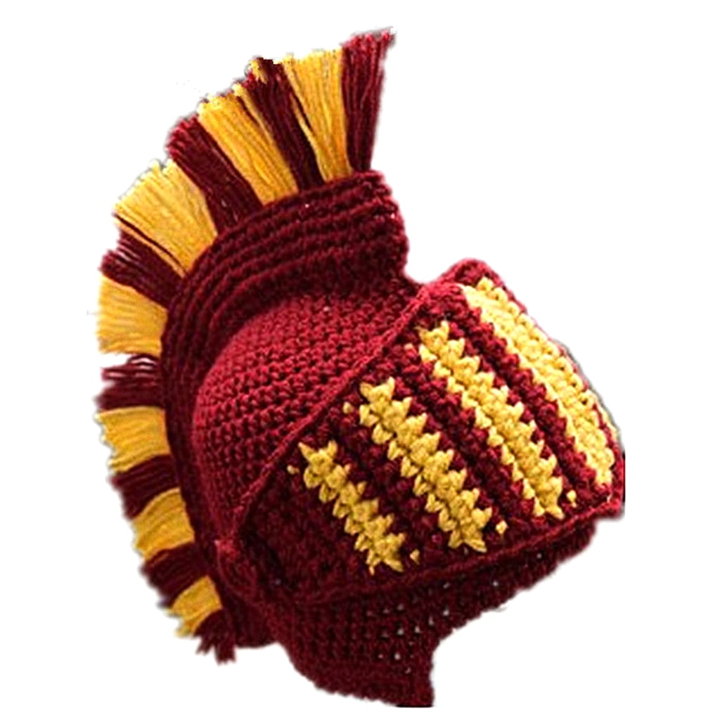 Chunky Knit Earflap Hat Windproof Cap Roman Knight for Men Women Kids ...