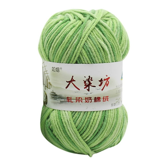 Chunky Milk Cotton Yarn Cozival Chunky Milk Cotton Yarn - Colorful 50G ...