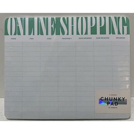 Chunky Notepad for Online Shopping Business Tracking - 75 Sheets ...
