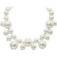 Chunky Pearl necklace for Women Trendy Imitation Pearl Necklace for ...