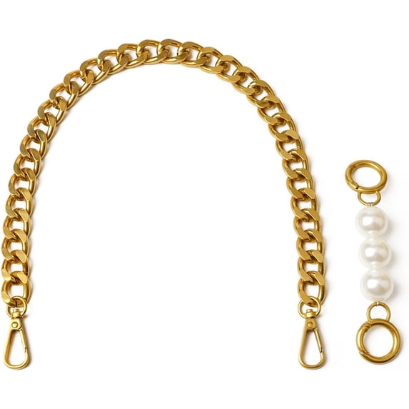 Chunky Purse Chain Handles - Short Strap Replacement for Handbag Set of ...