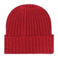 Chunky Ribbed Knit Beanie Warm Cuffed Winter Skull Cap for Men and ...