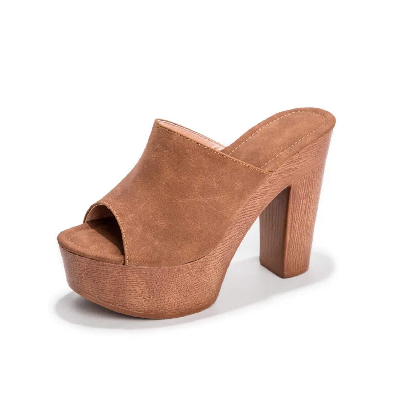 Chunky Super High Heels Women Sandals Platform Shoes Pumps Female ...