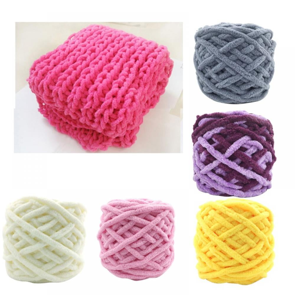 Chunky Wool Yarn DIY Soft Thick Bulky Arm Knitting Wool Roving Crochet ...