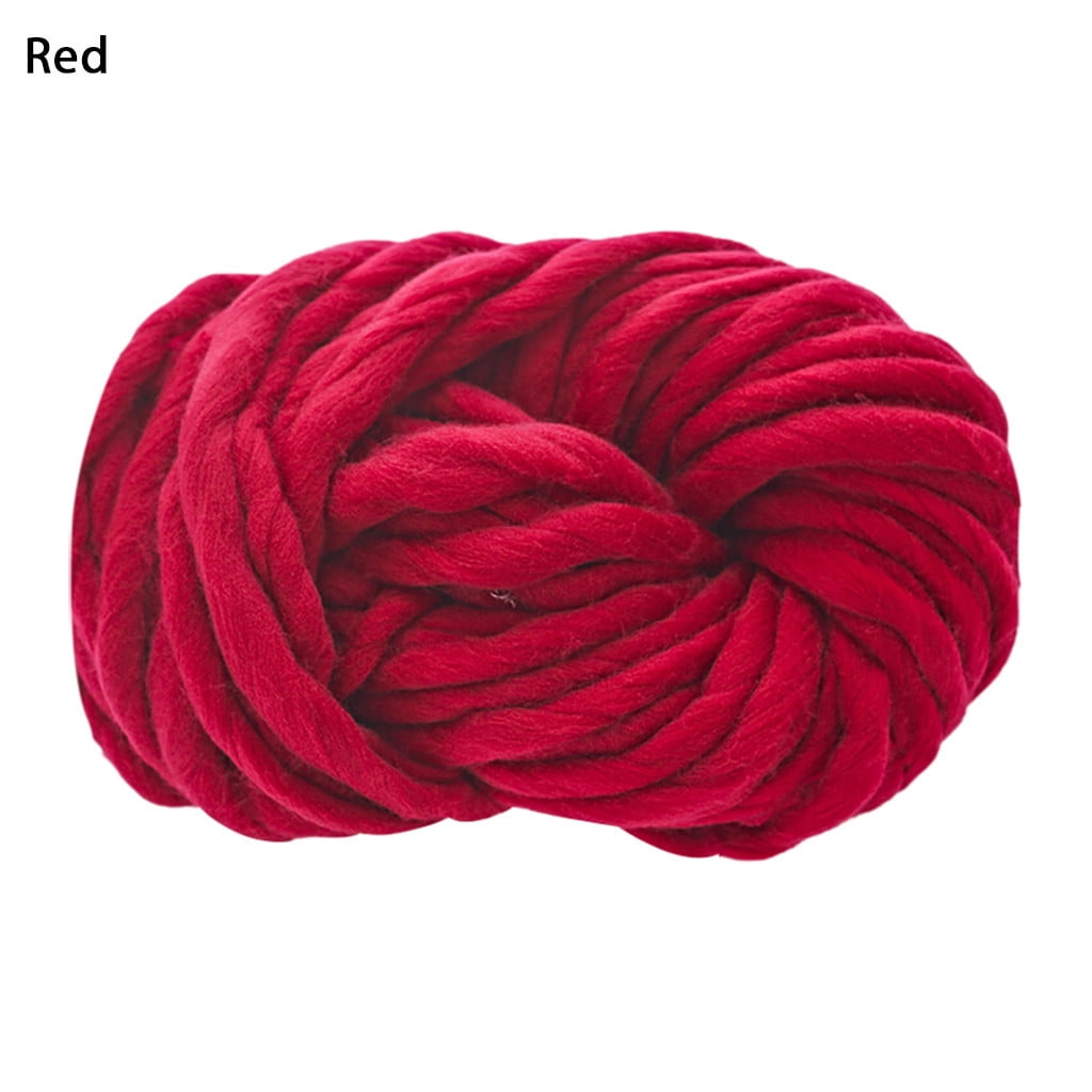 Chunky Wool Yarn Scarf Knit Warm Hat for Household Supplies, Knitting ...
