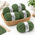 Chunky Yarn For Hand Knitting - #10 Chenille Big Thick Yarns Crocheting ...