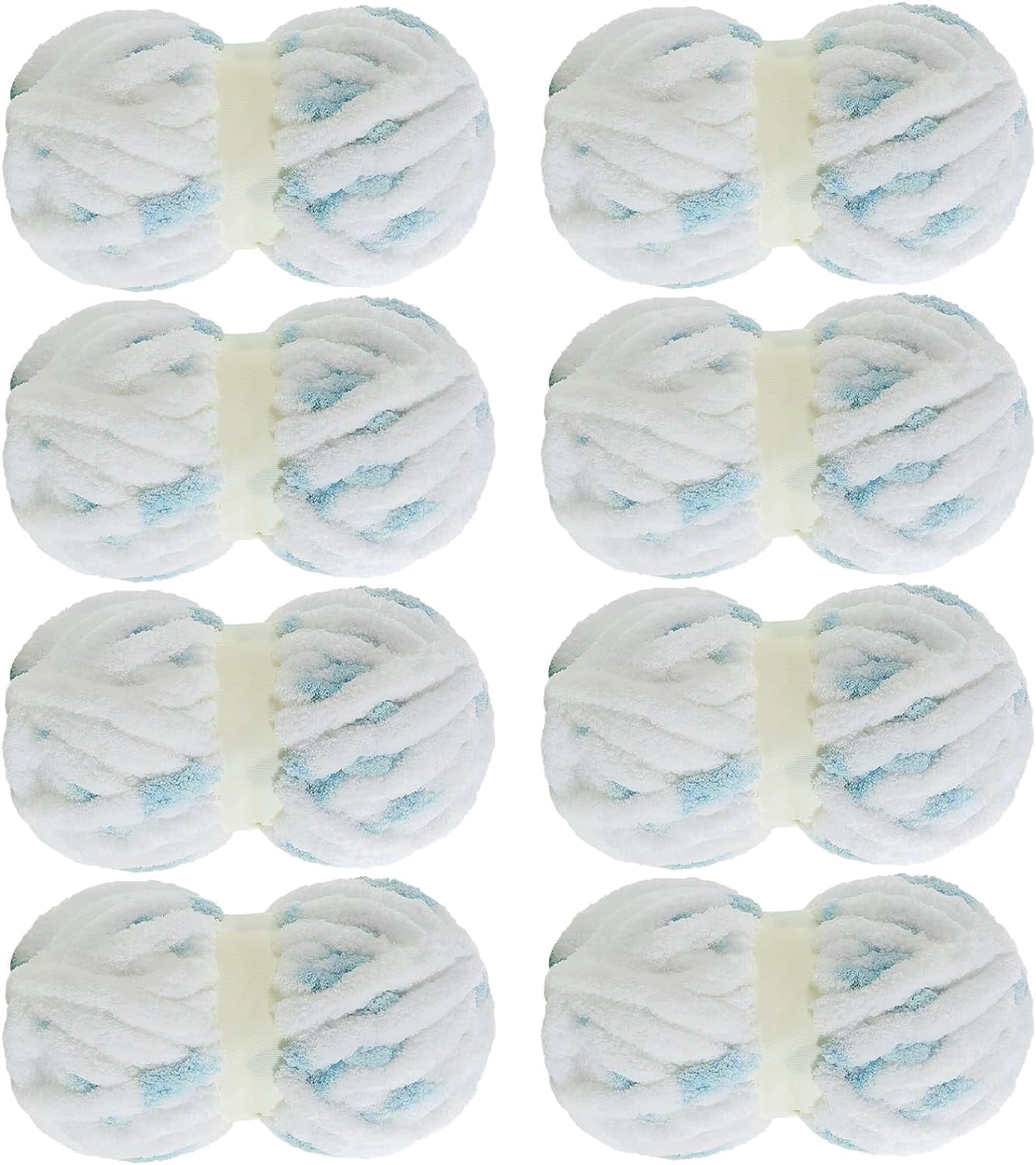 Chunky Yarn for Hand Knitting,Big Thick Blanket Yarn,Soft Fluffy Fuzzy ...