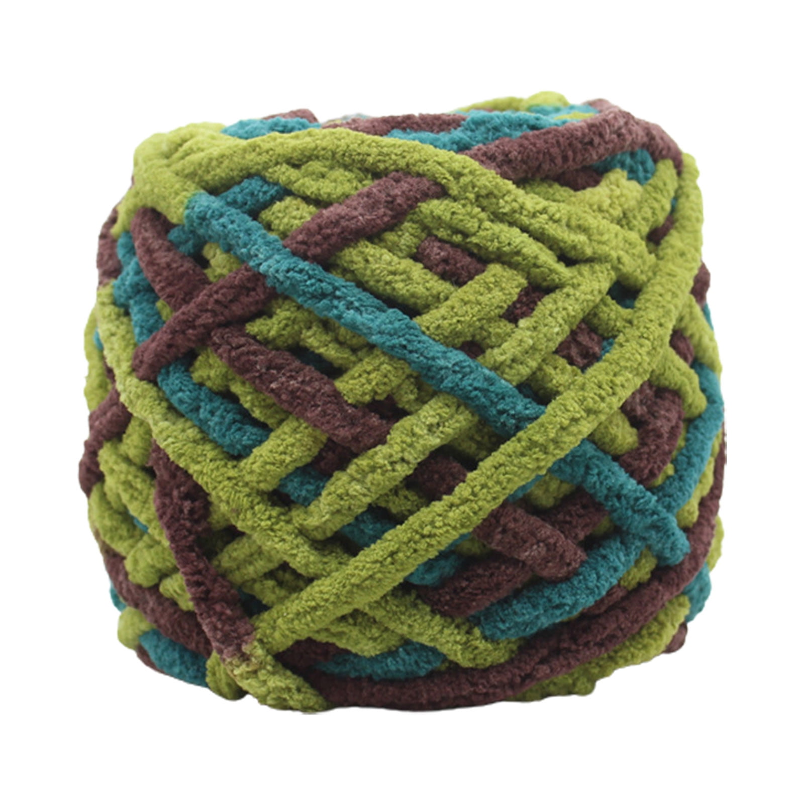 Chunky Yarn for Hand Knitting & Crocheting – Mixed Color Soft, Bulky ...