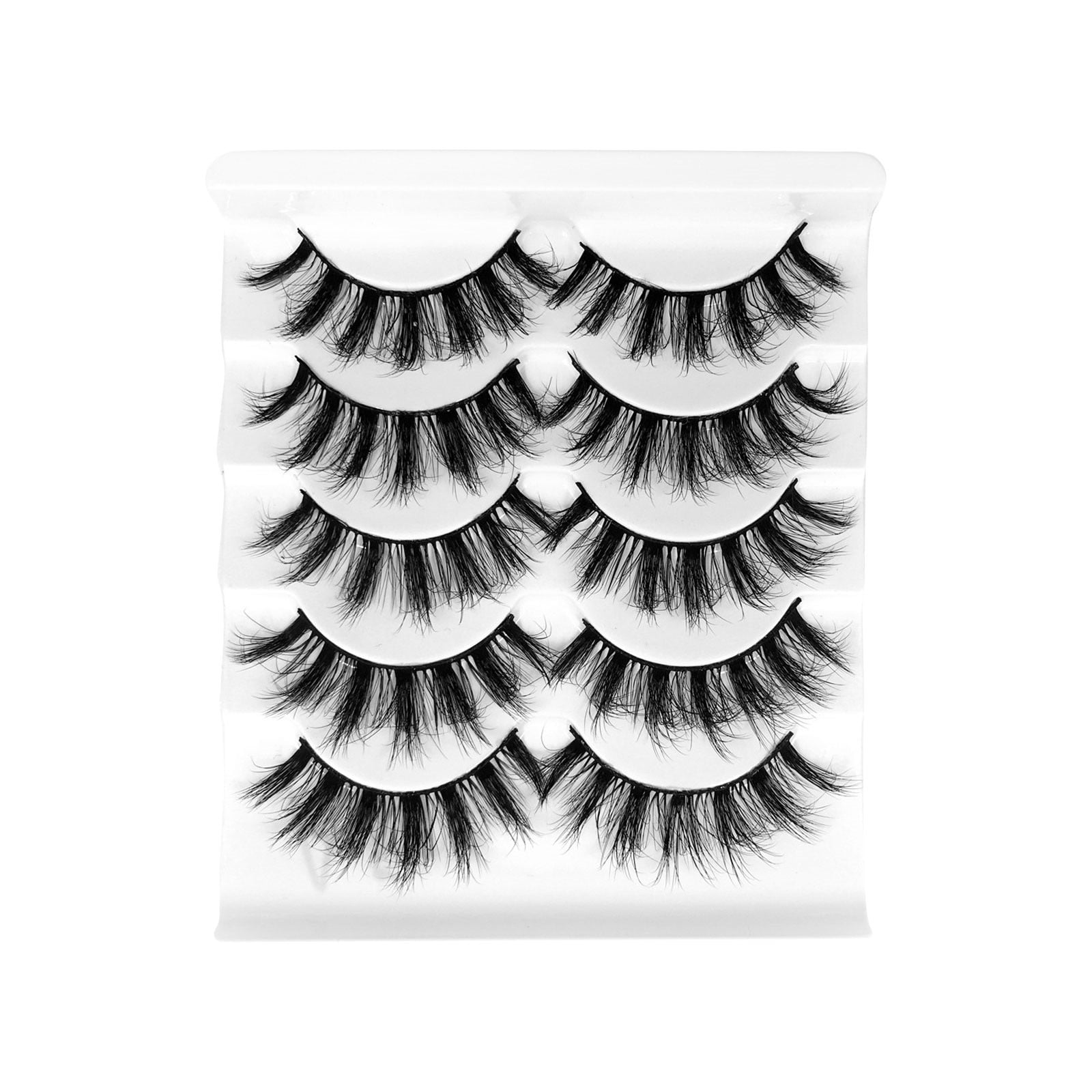 Chunleiiii False Eyelashes Lashes Pack 10 Pairs 8D Dramatic Eyelashes ...