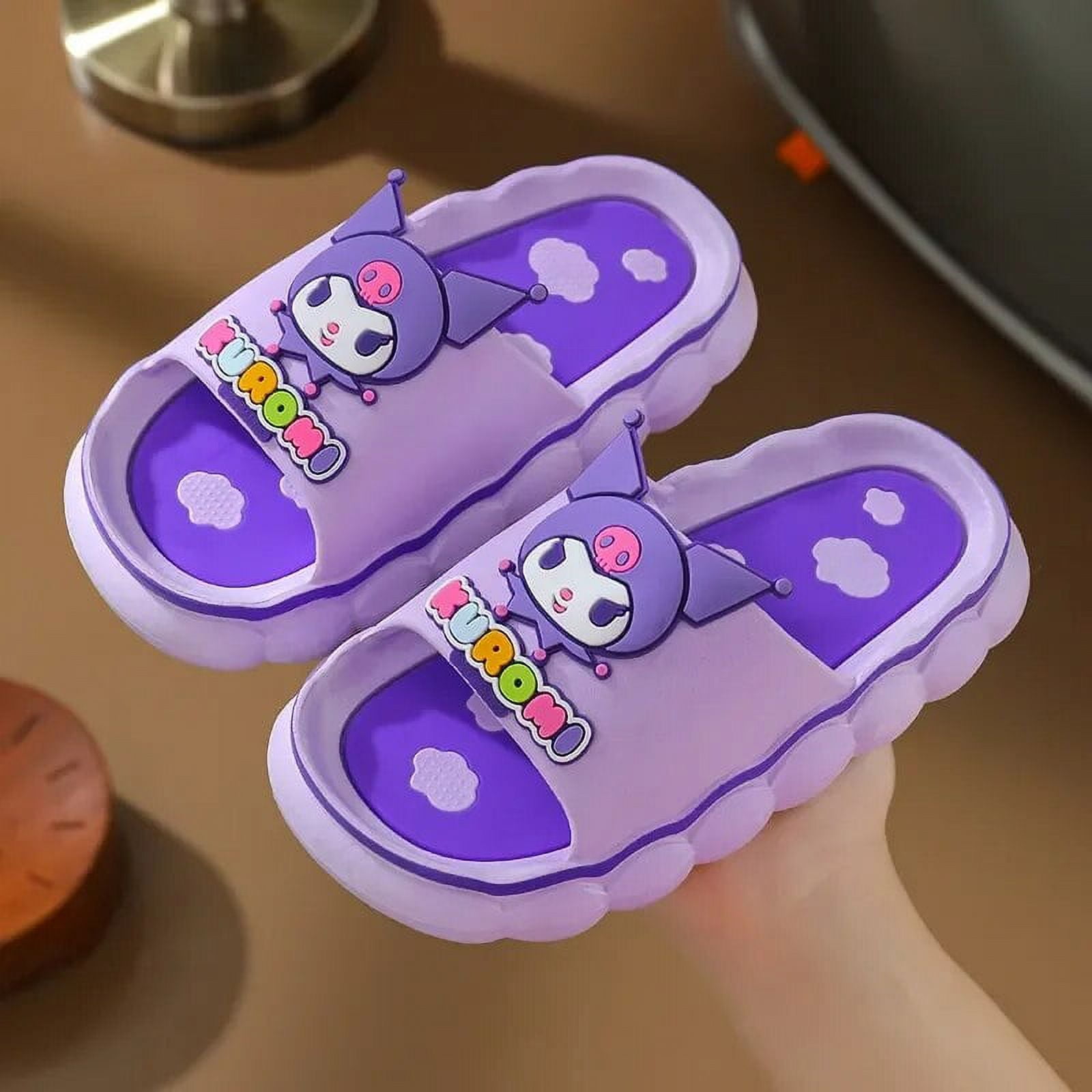 Chunliang Sanrio Kuromi Slippers Sandals Kawaii My Melody Cinnamoroll ...