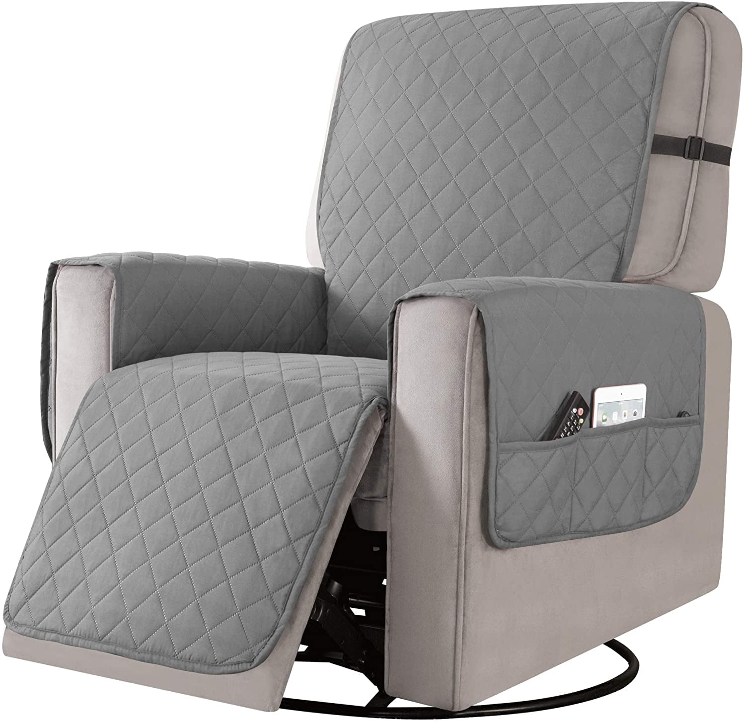 Chunyi Stretch Slip Small Recliner Chair Cover for Living Room ...