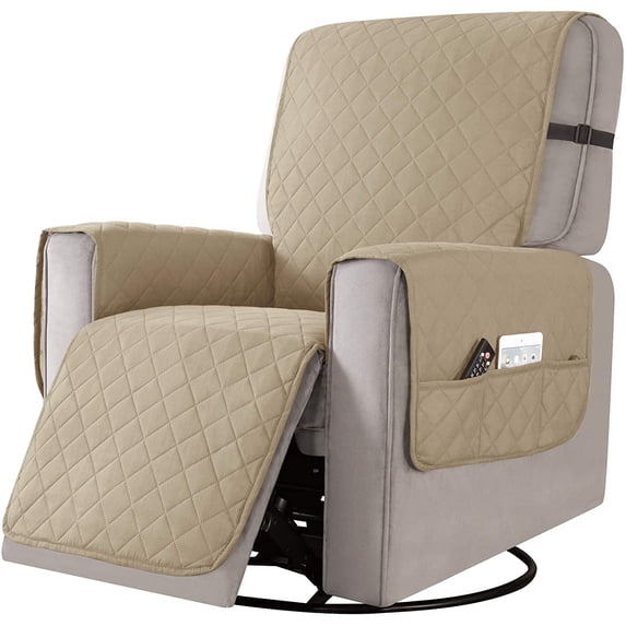 Chunyi Small Sand Reversible Slipcover for Recliner Chair, Couch ...