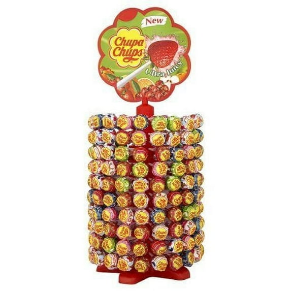 Chupa Chups Display with 200 Assorted Lollipops - Walmart.com