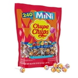 Chupa Chups Mini Lollipop KEF28 Assortment, 5 Flavors, Individually Wrapped Candy for Kids, 50.8 ...