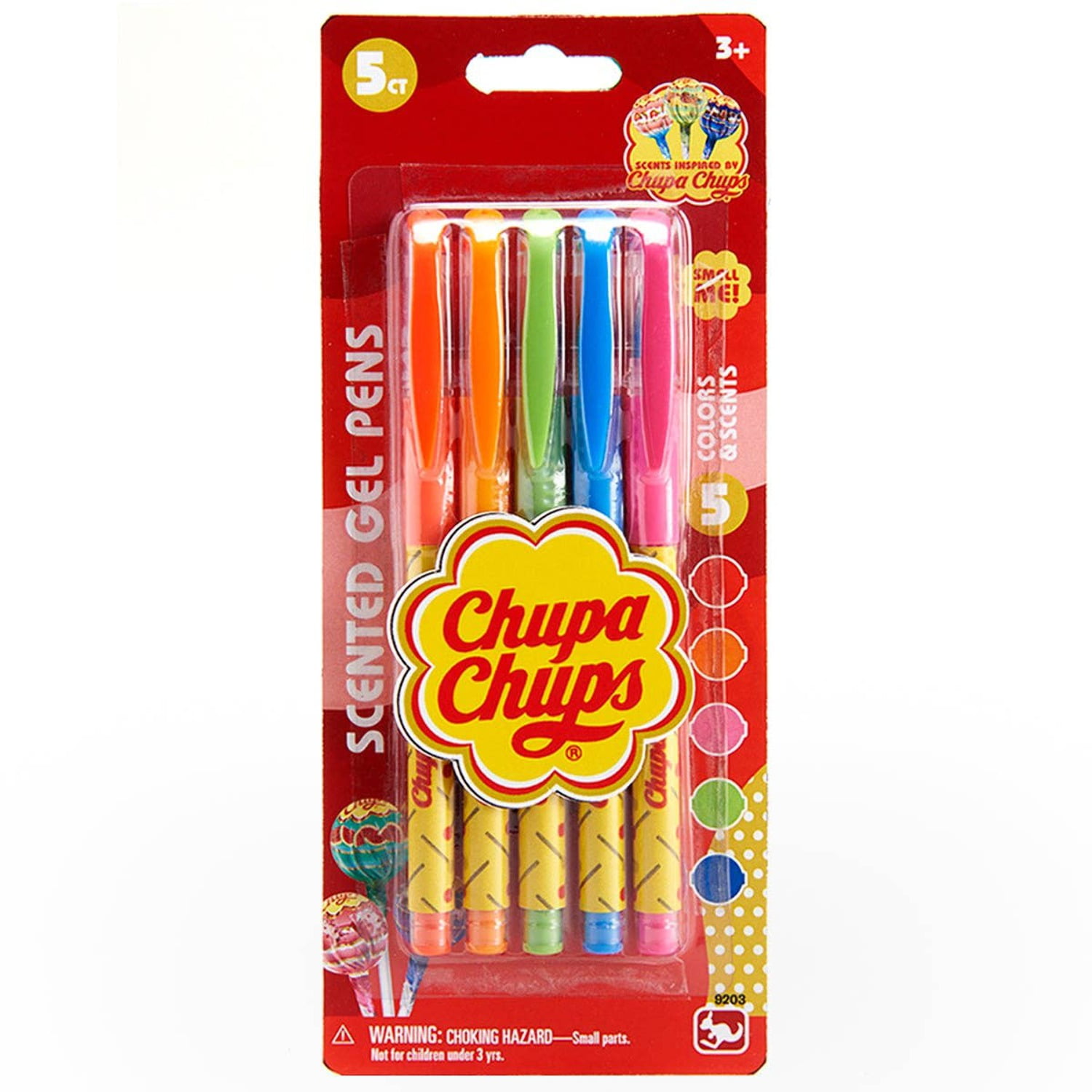 Chupa Chups Scented 5ct Gel Pens - Walmart.com