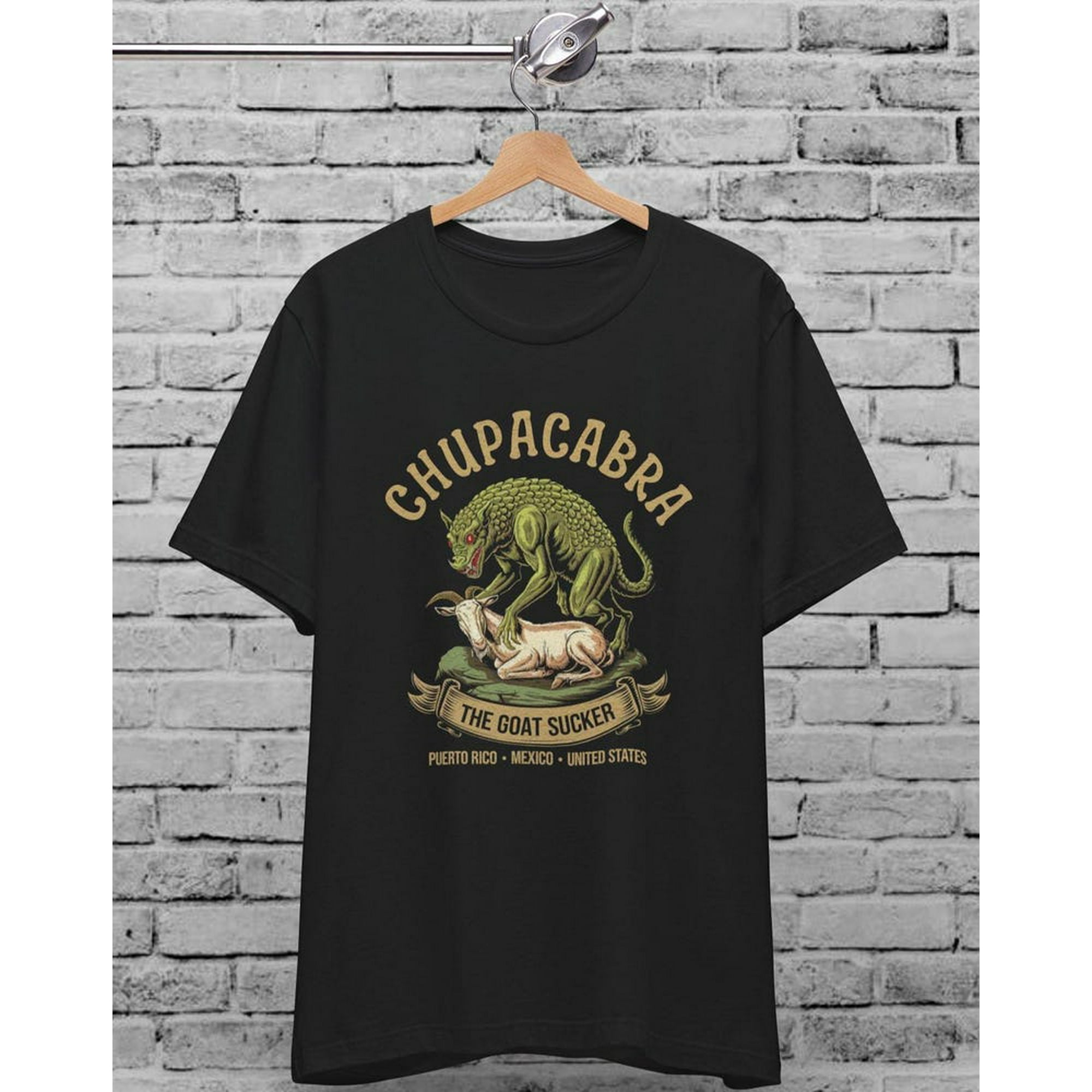 Chupacabra T-shirt – Multicolor Unisex Cryptid Tee, Halloween Goat ...