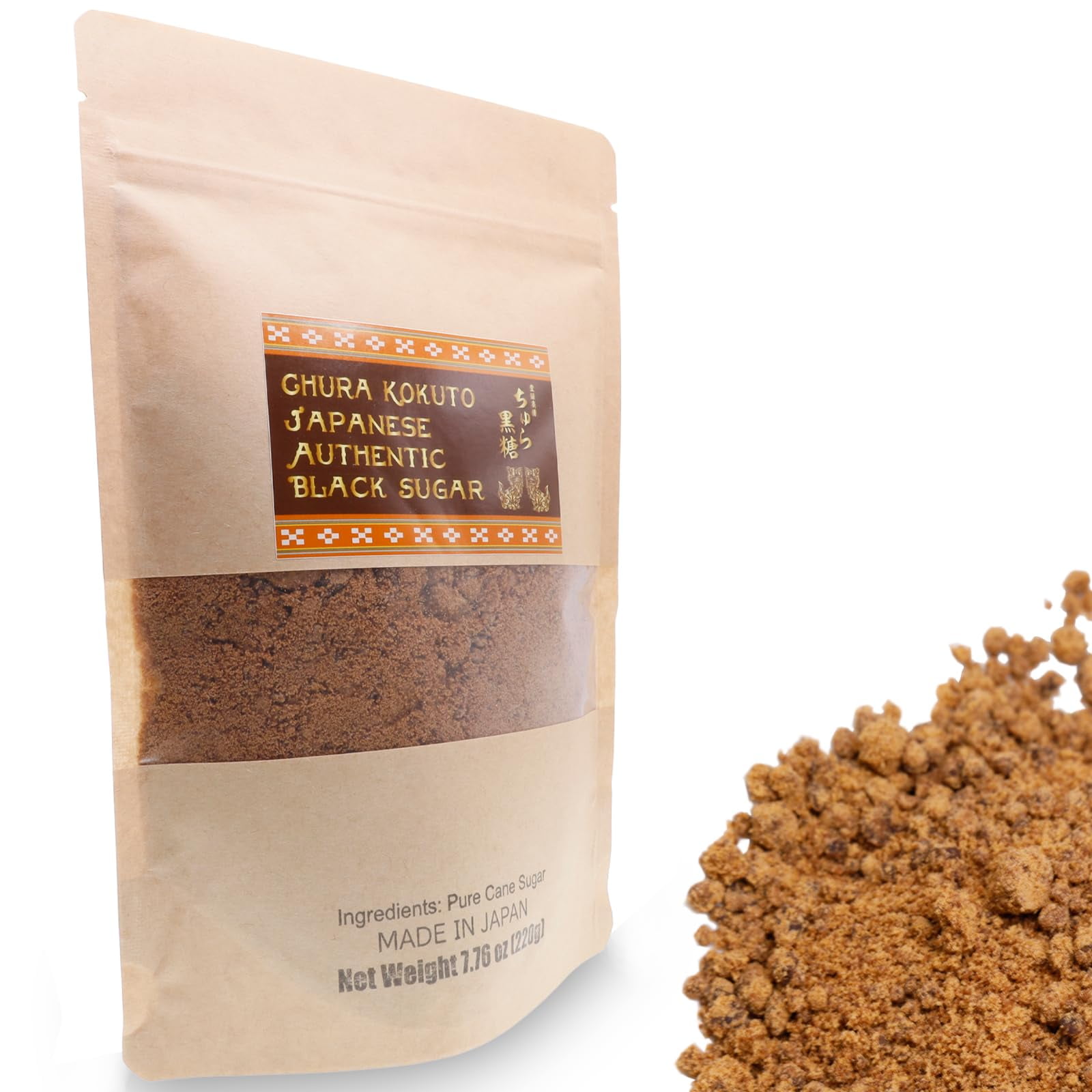 Chura Kokuto Black Sugar(Brown BDF32 Sugar) Powder from OKINAWA - Pure ...