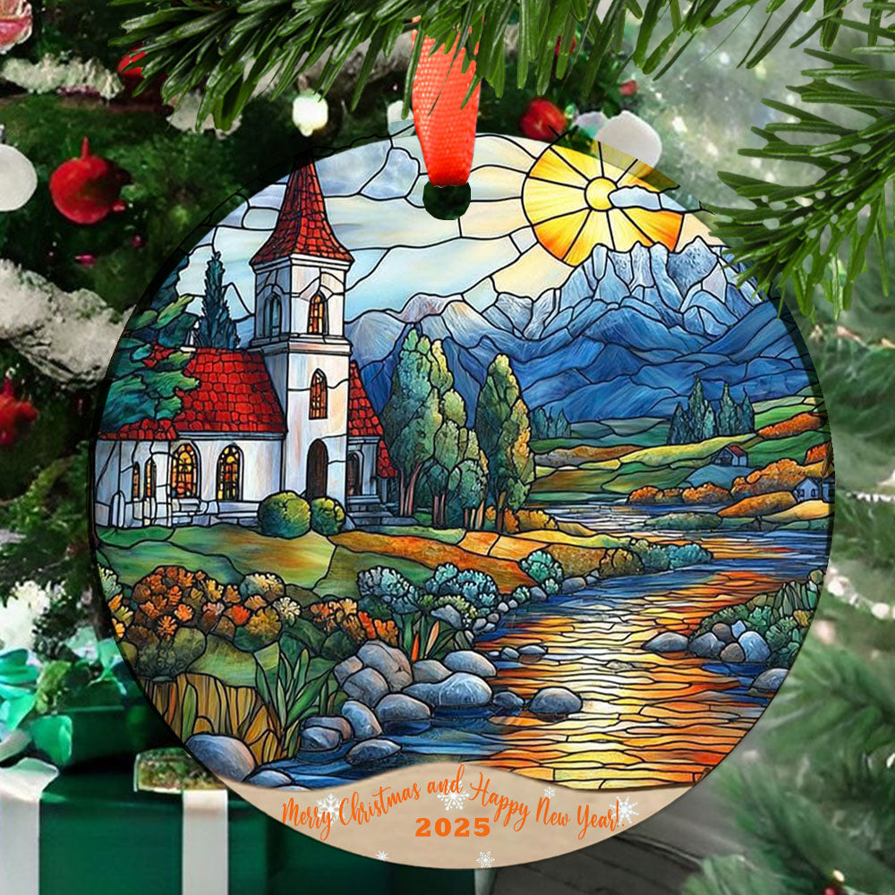 Church 22 Christmas Ornament, Holiday Tree Ornament, Gift for Mom, Love ...