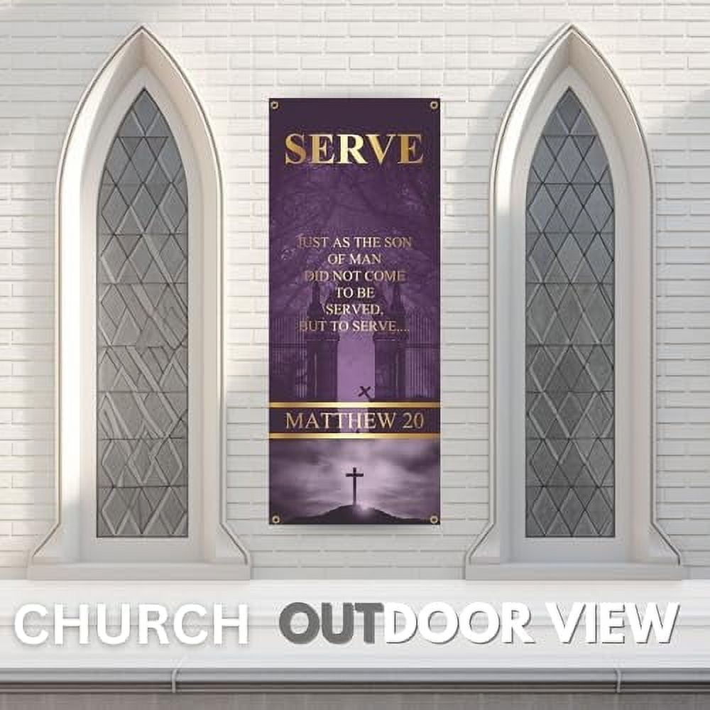 Church Banners for Sanctuary wall with Scripture | Welcome Praise ...