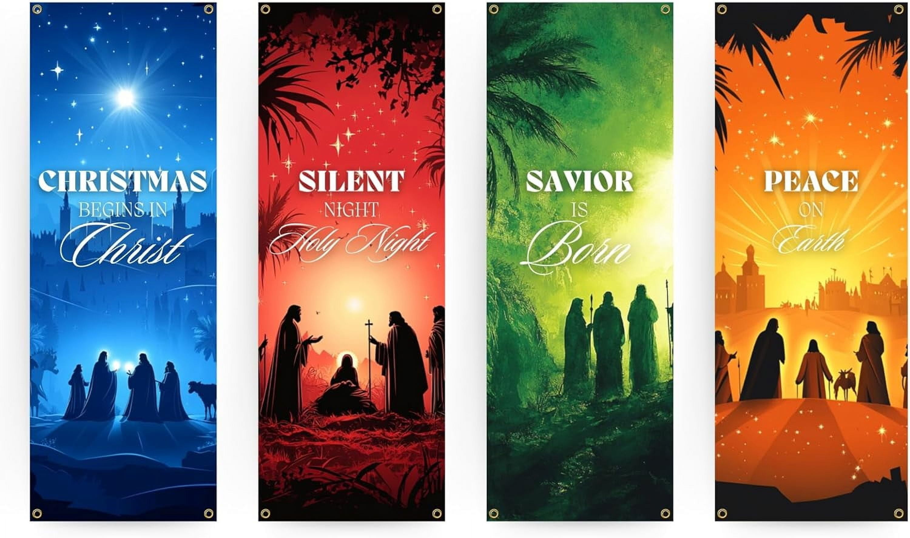 Church Banners for Sanctuary wall with Scripture | Welcome Praise ...