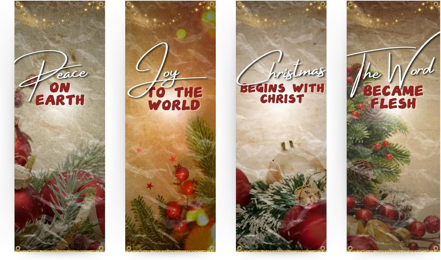 Church Banners for Sanctuary wall with Scripture | Welcome Praise ...