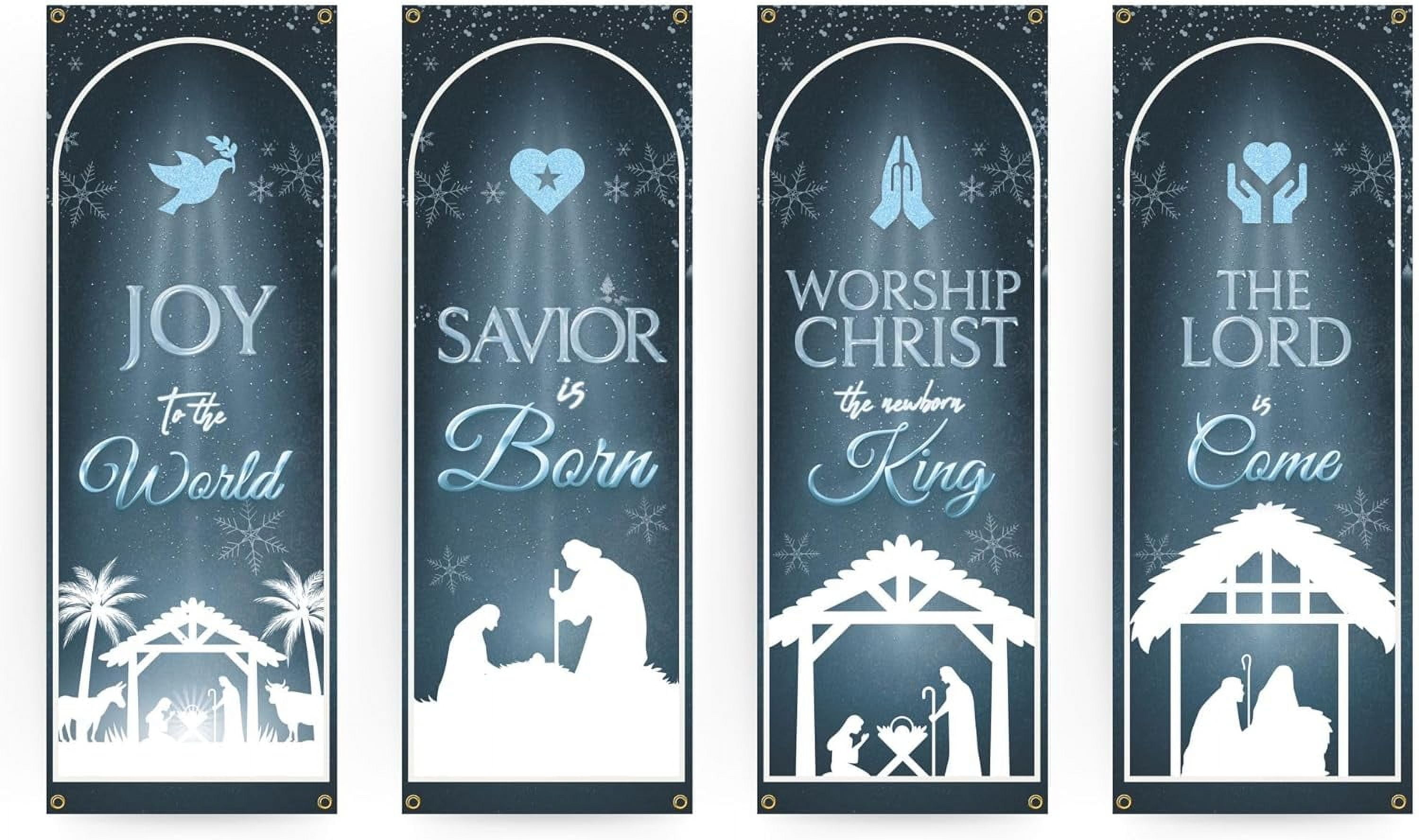 Church Banners for Sanctuary wall with Scripture | Welcome Praise ...