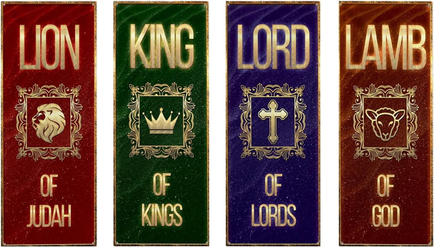 Church Banners for Sanctuary wall with Scripture | Welcome Praise Hanging Signs For Church | D75 ...
