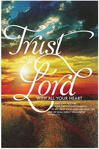 Church Bulletins (100 Count) - Trust In The Lord - Modern - Multicolor ...