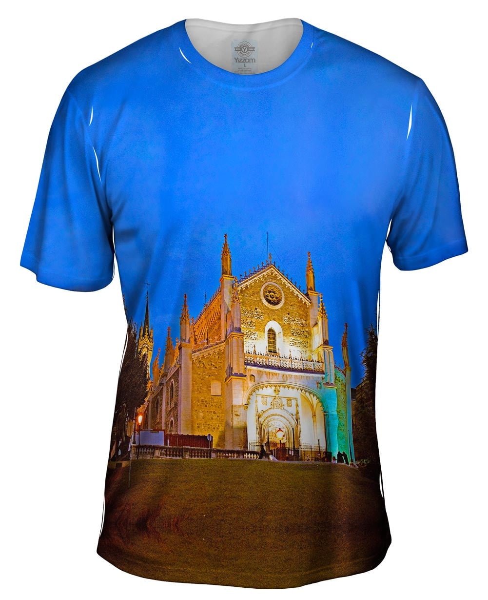 Church Cloisters San - Jeronimo - El - Real Mens T-Shirt All Over Print ...