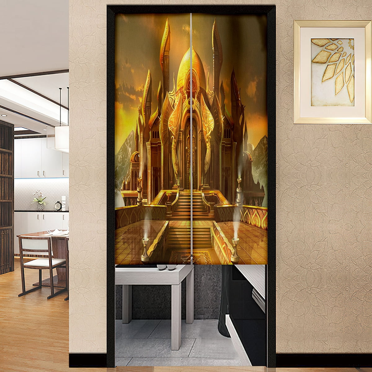 Church Door Curtains Japanese Style Bedroom Kitchen Hotel Room ...