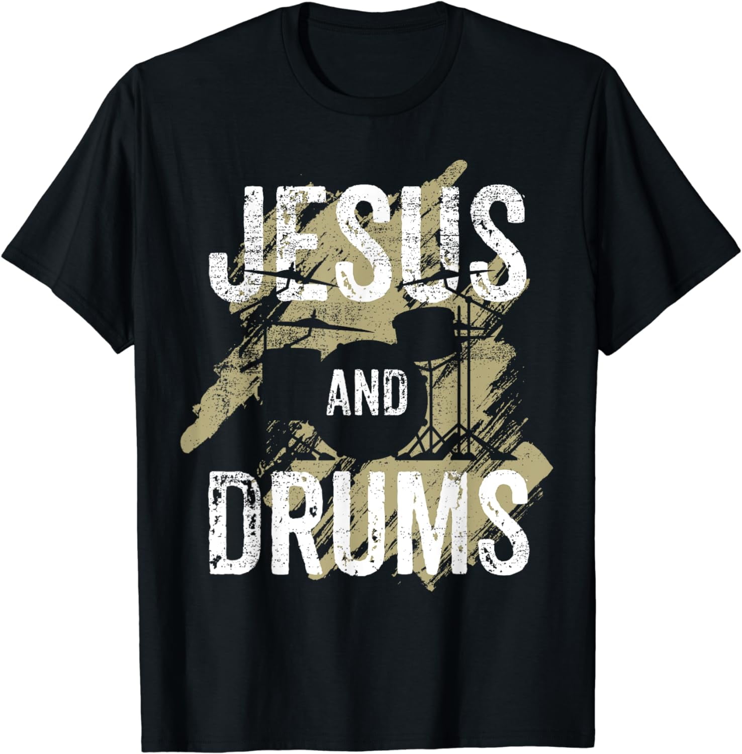Church Drumming - Jesus & Drums - Christian Drummer T-Shirt - Walmart.com