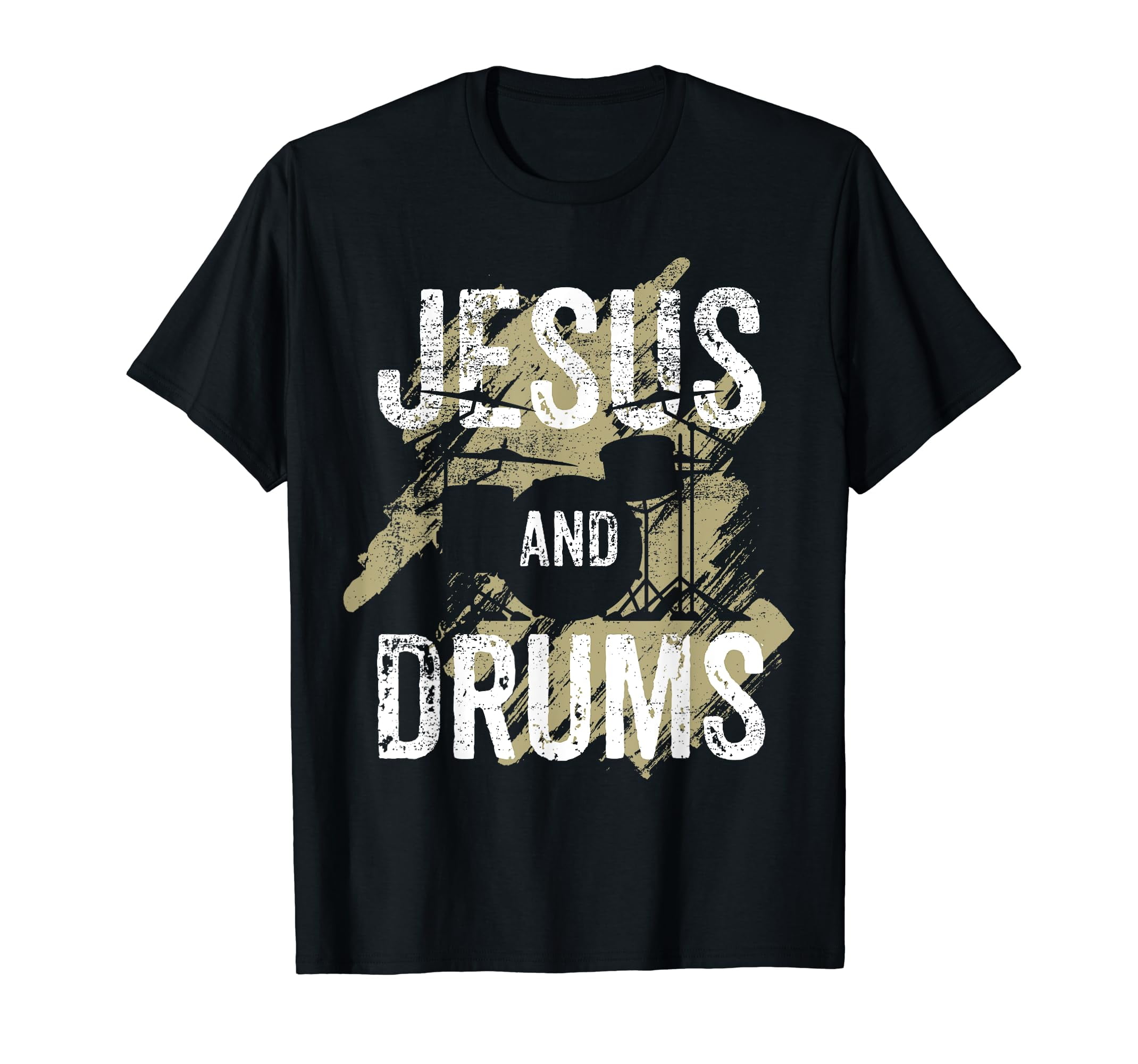 Church Drumming - Jesus & Drums - Christian Drummer T-Shirt - Walmart.com