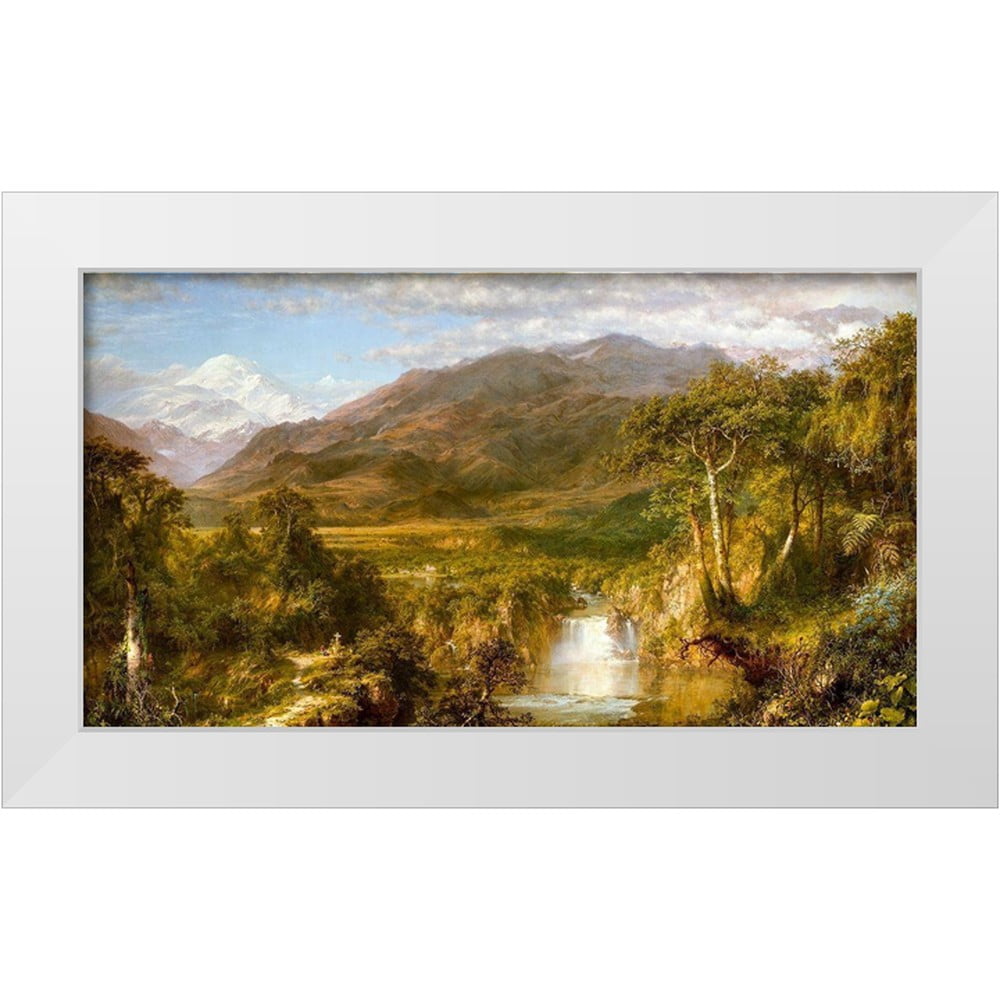 Church, Frederic Edwin 14x9 White Modern Wood Framed Museum Art Print ...