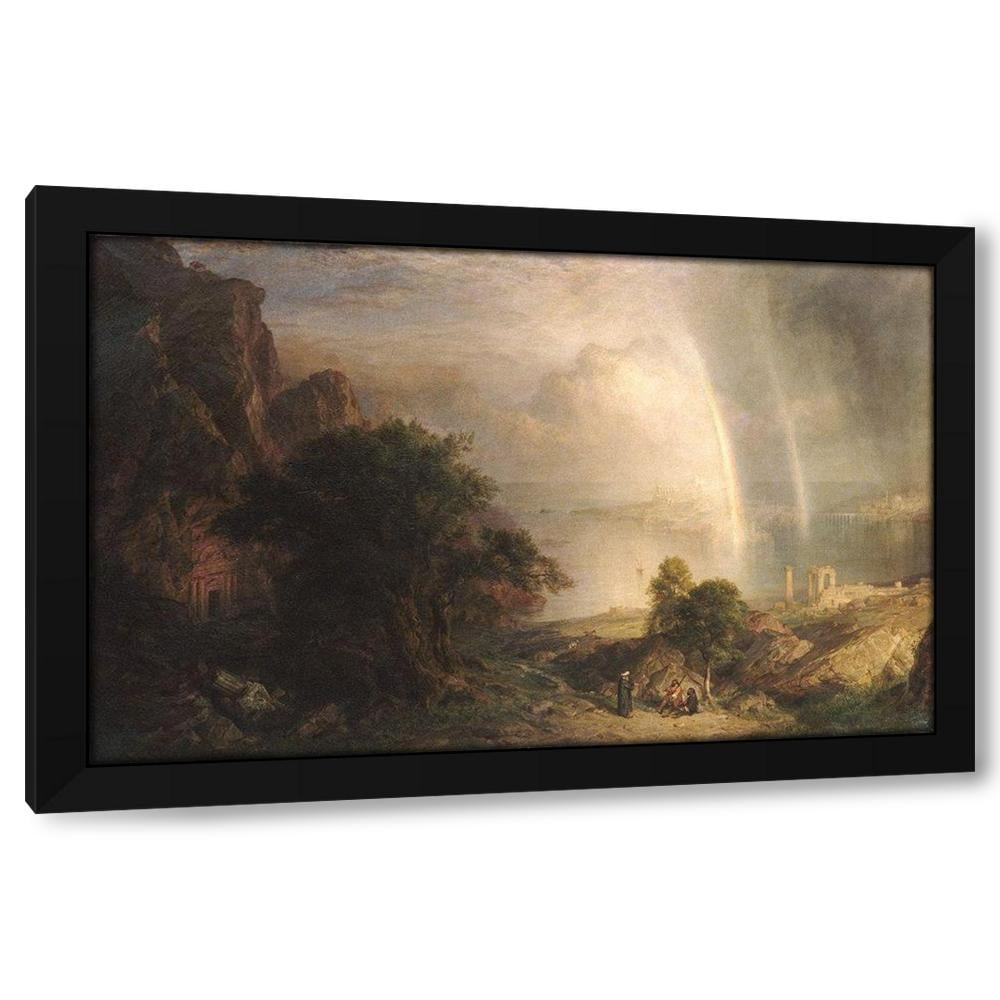 Frederic Edwin Church 18x13 Black Modern Wood Framed Wall Art Titled ...