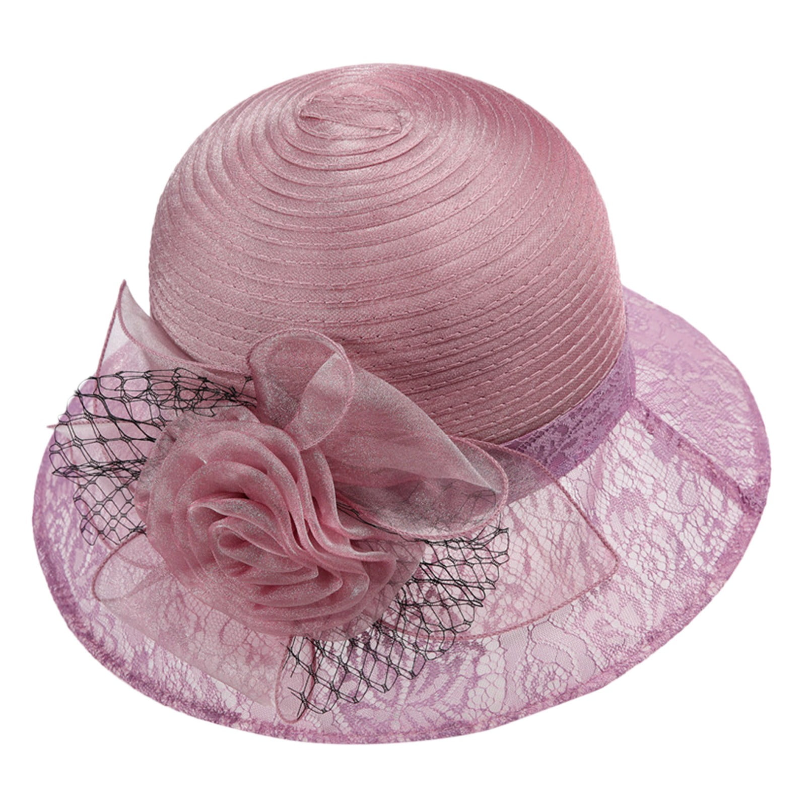 Church Hats for Women, Audhol Women organza Derby Hat - Bridal Wedding ...