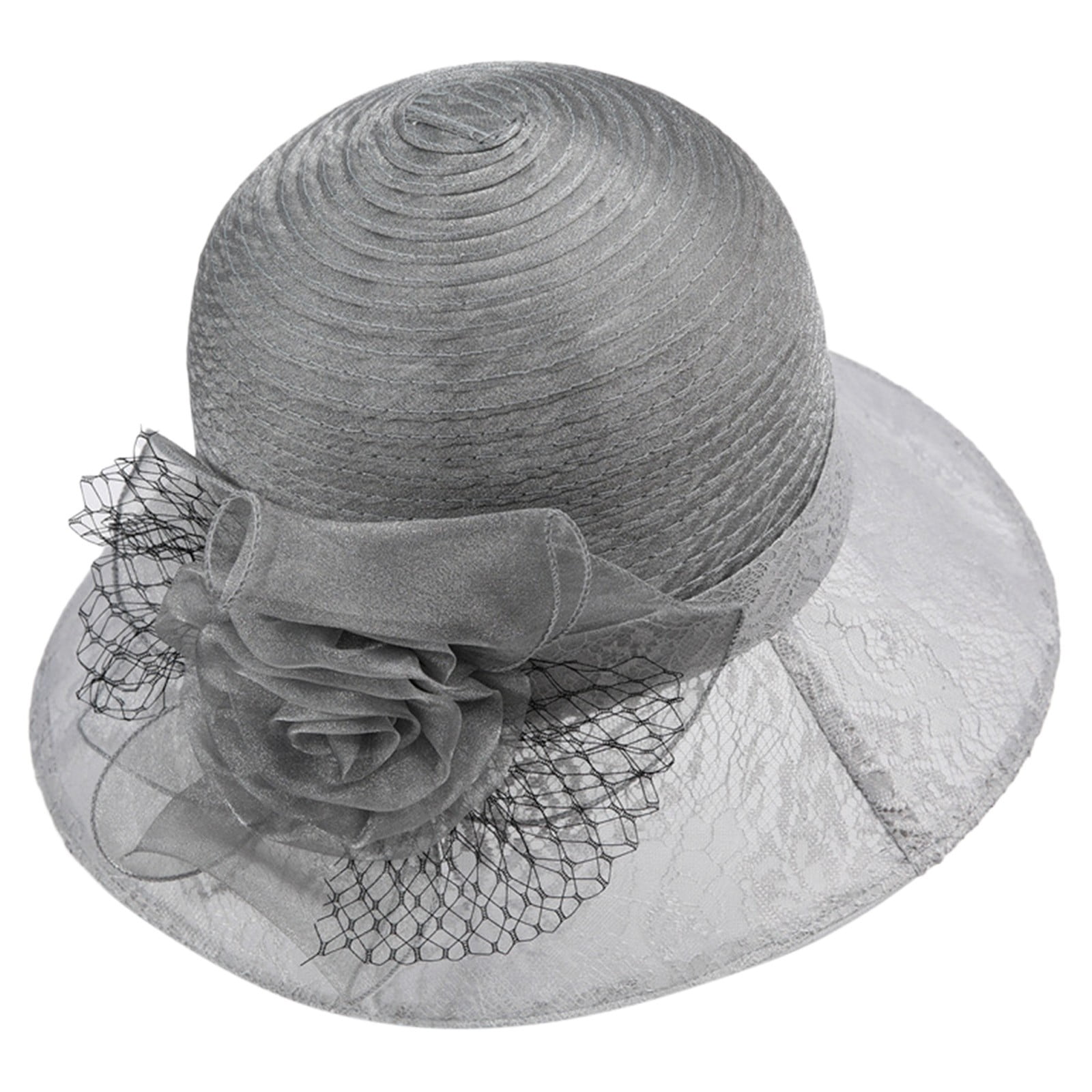 Church Hats for Women, Audhol Women organza Derby Hat - Bridal Wedding ...