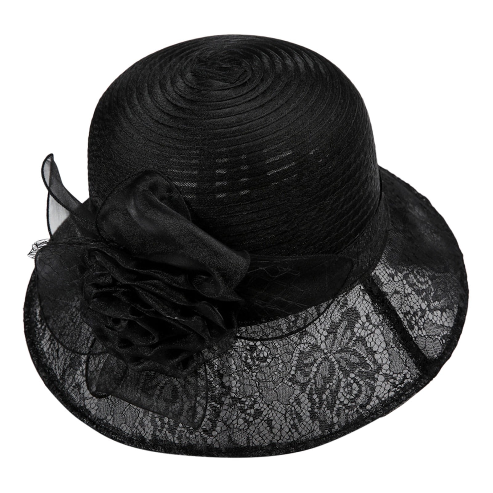 Church Hats for Women, Audhol Women organza Derby Hat - Bridal Wedding ...