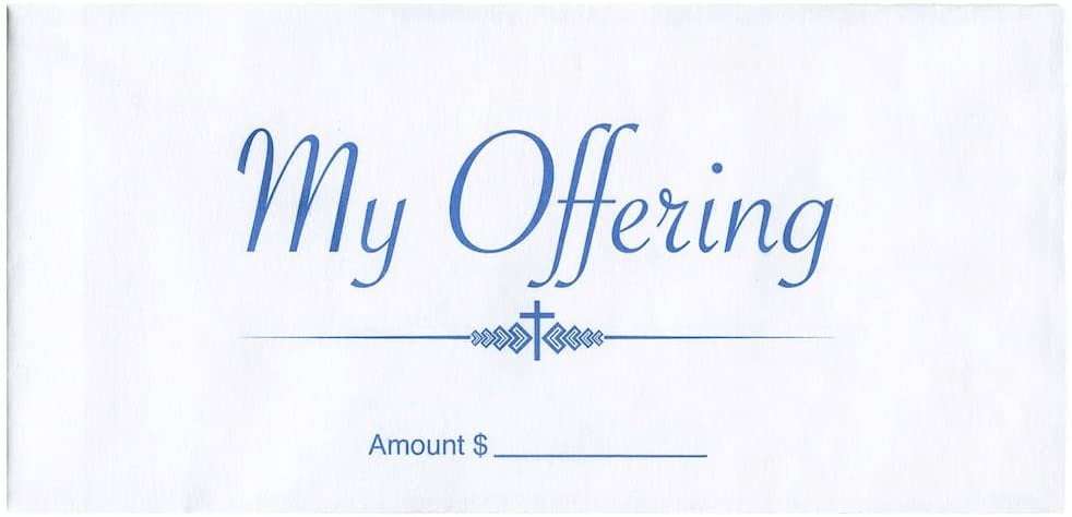 Church My Offering Pew Envelopes (Pkg of 200) - Walmart.com
