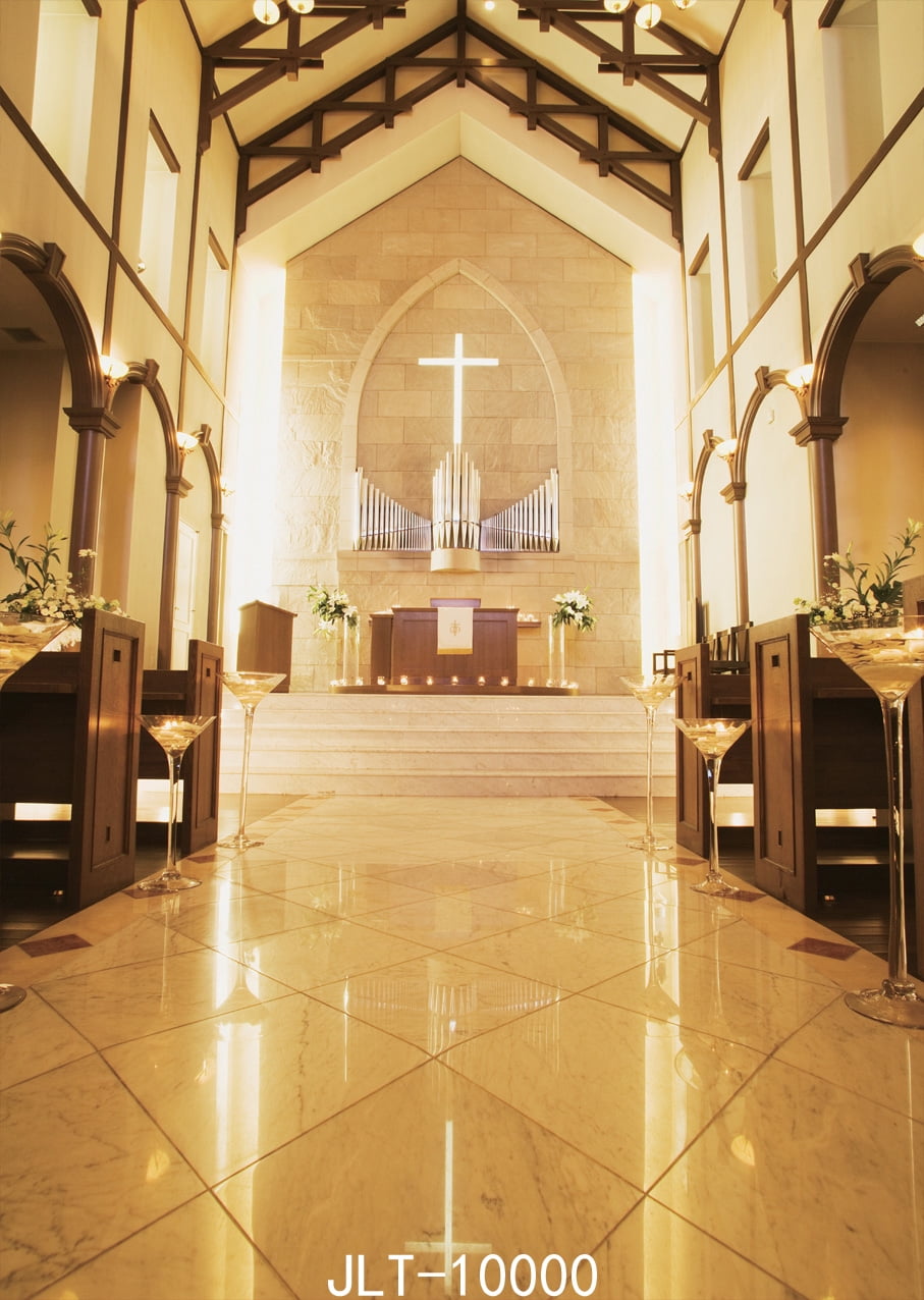 Church Photography Backdrops Indoor Wedding Background for Photo Vinyl ...
