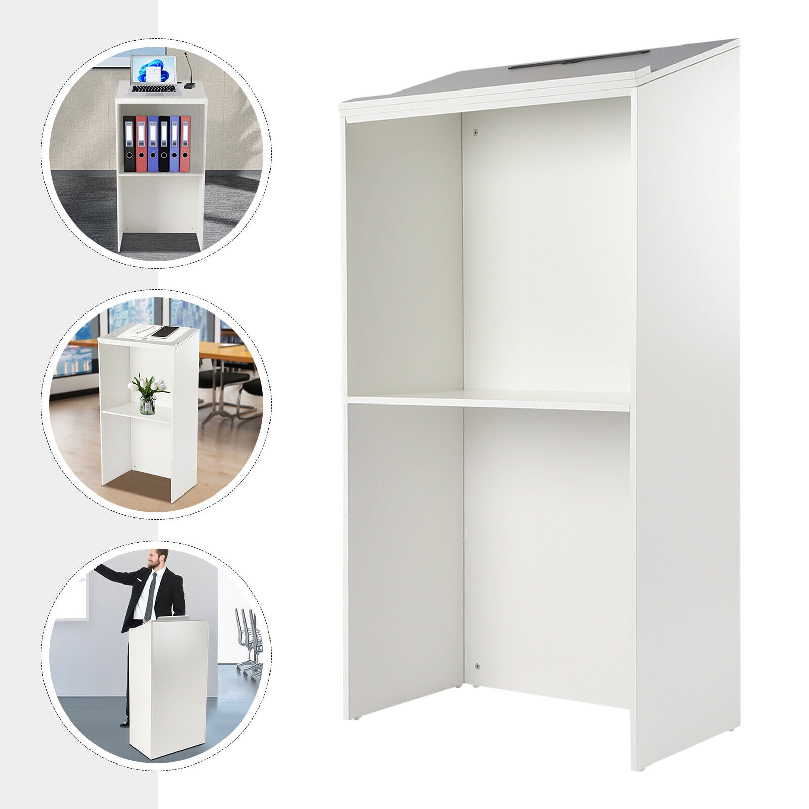 Church Podium Wood Podium Curve Pulpit Church Podium Lectern ...