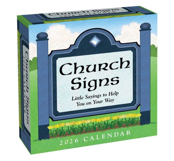 Pre-Owned Church Signs 2026 Day-To-Day Calendar: Little Sayings to Help ...