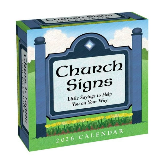 Pre-Owned Church Signs 2026 Day-To-Day Calendar: Little Sayings to Help ...