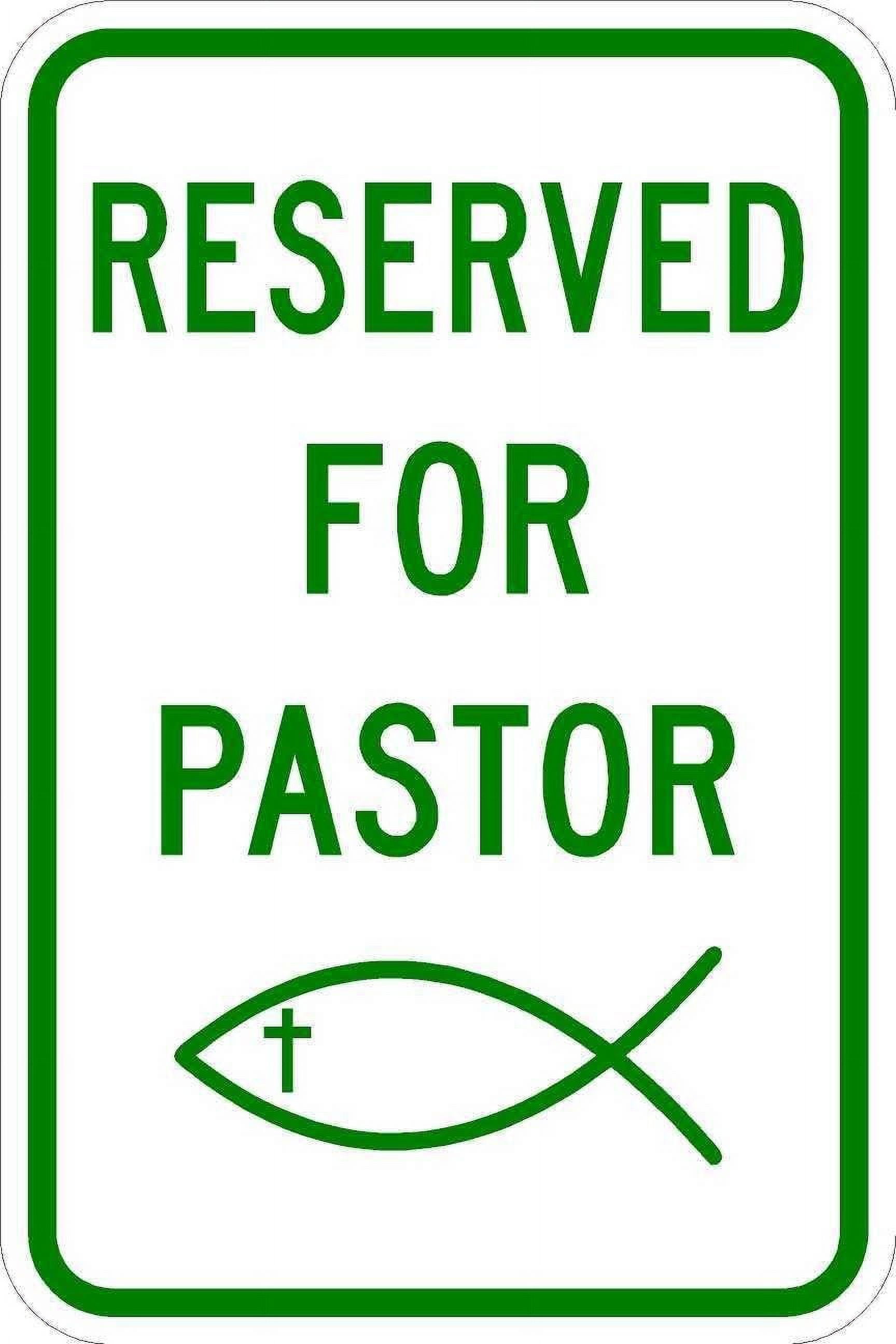Church Visitor Parking Sign - 12 X 18 with 3M High-Intensity Prismatic ...